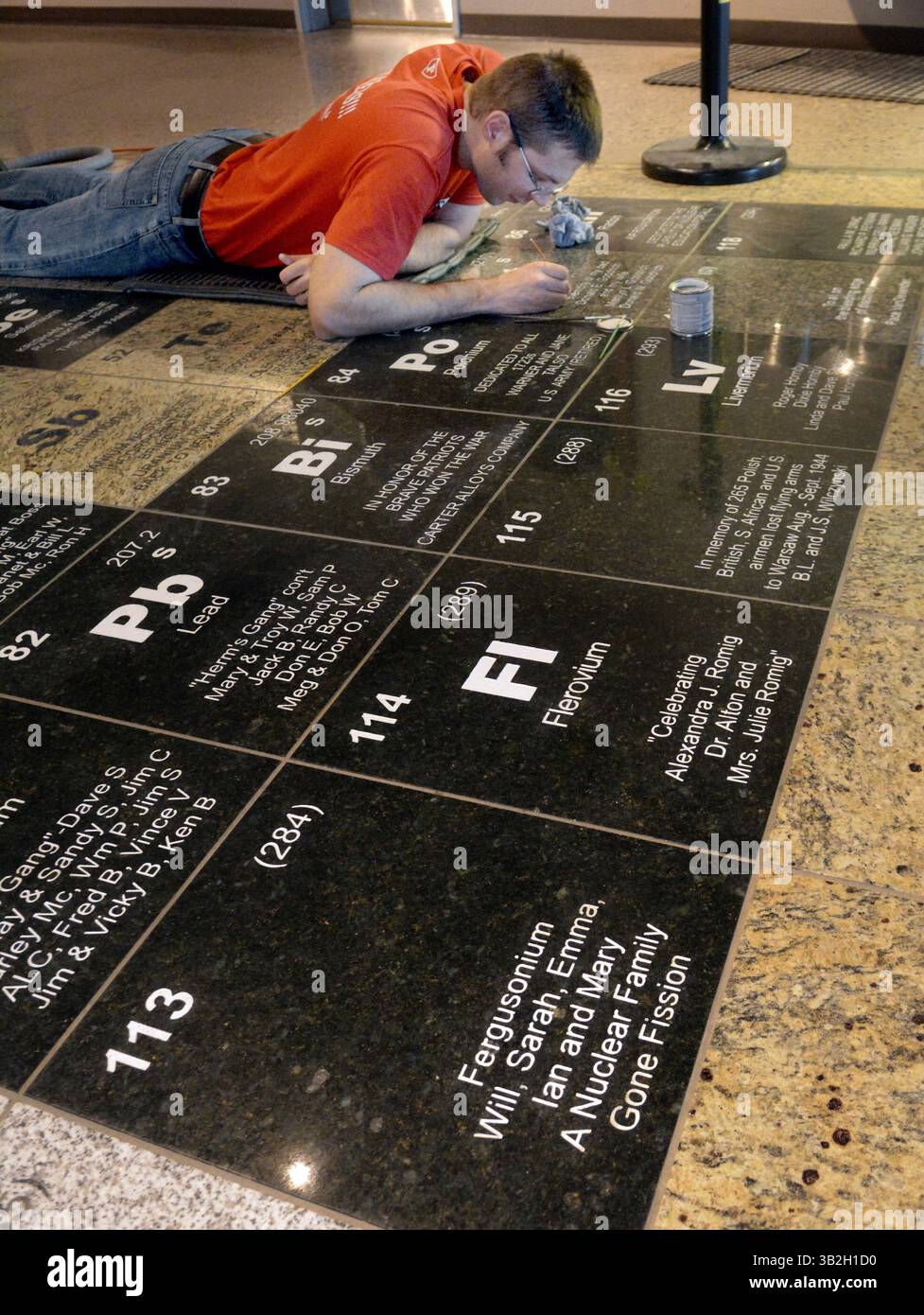 Elements added to periodic table hi-res stock photography and images ...