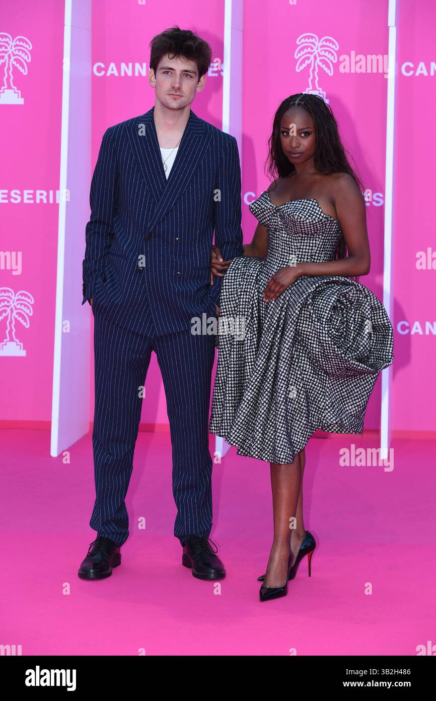 Cannes, France . 27th Apr, 2025. CANNES,: Jennifer Heylen, Jonathan ...
