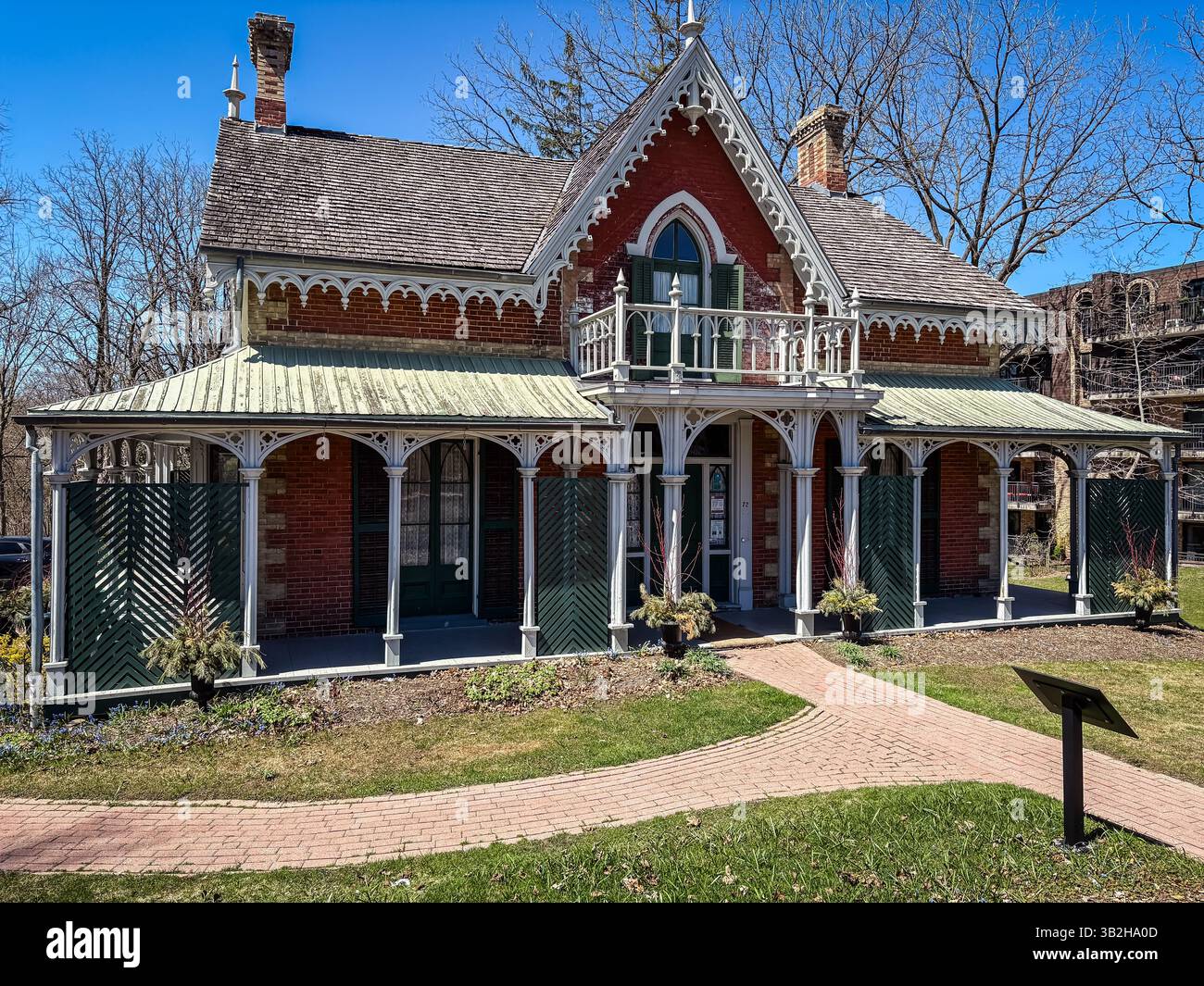 The Hillary House National Historic Site in Aurora, Ontario, is a ...
