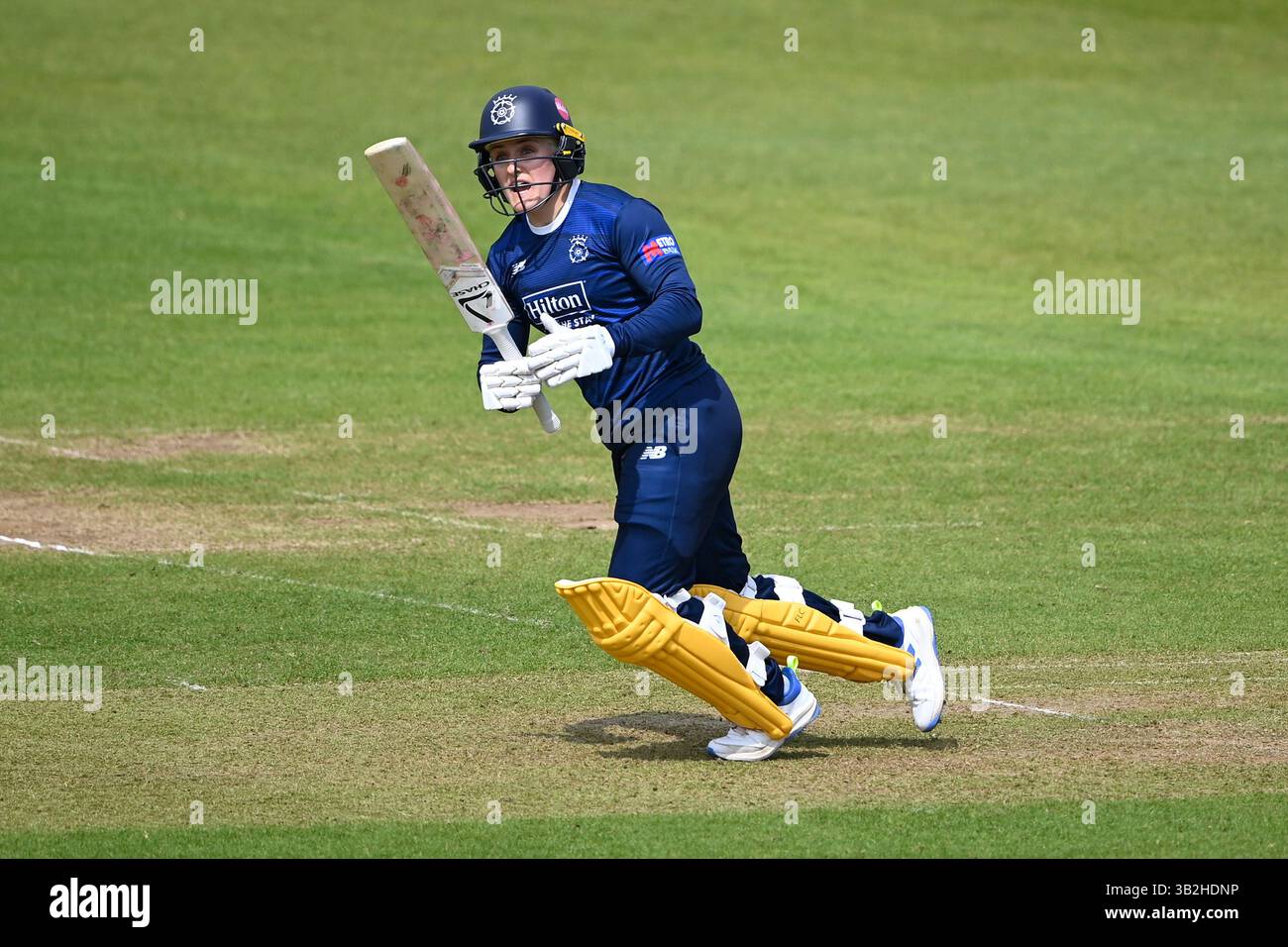 Southampton, UK, 27 April 2025. Nancy Harman of Hampshire batting ...
