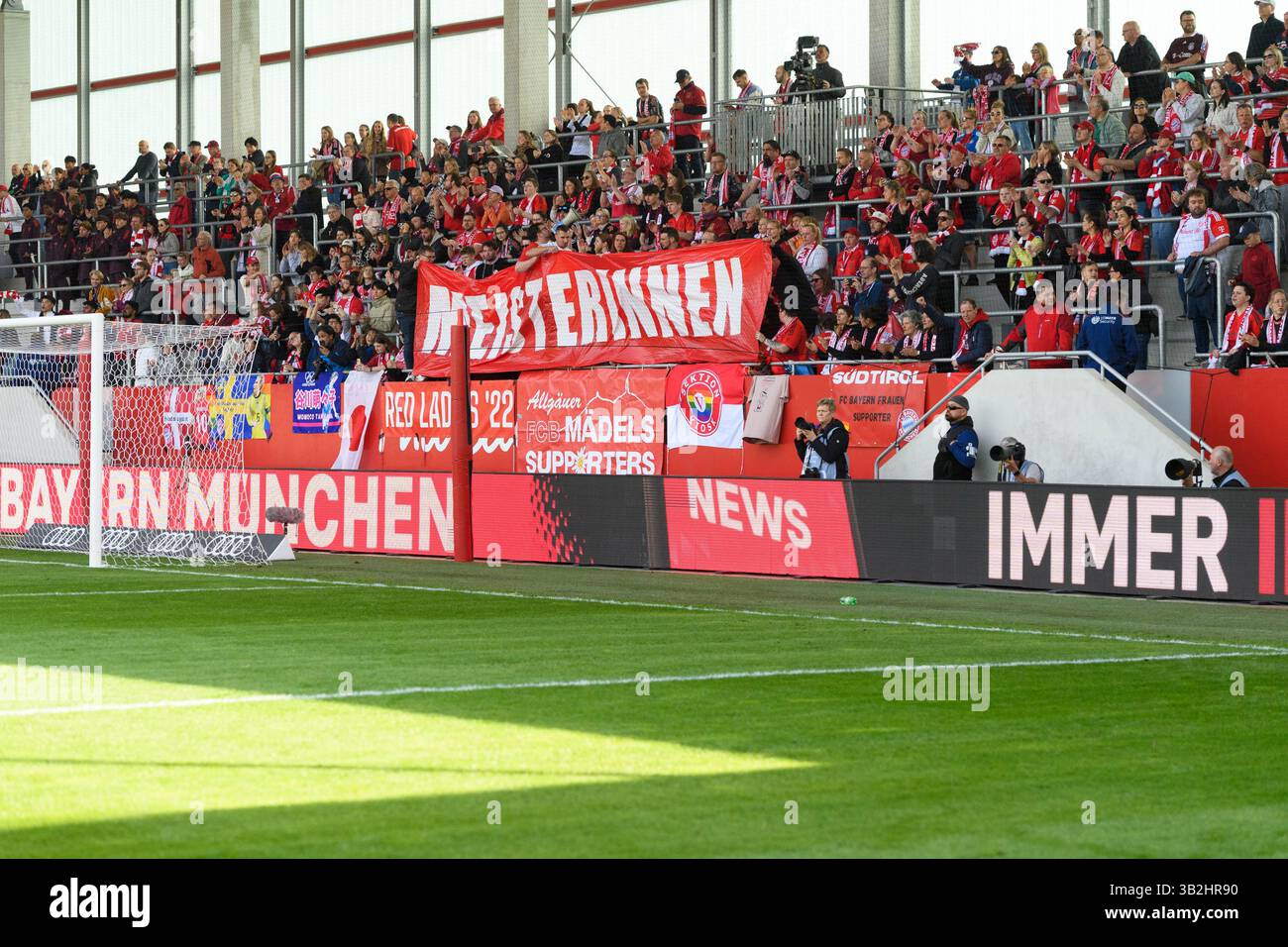 Munich, Germany. 27th Apr, 2025. Munich, Germany, Apr 27th 2025: Fans ...
