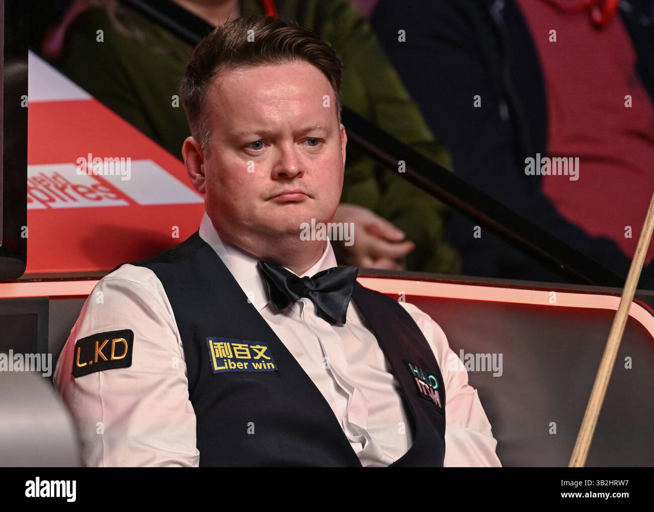 Sheffield, England, 27th April 2025. Shaun Murphy during his Round 2 ...