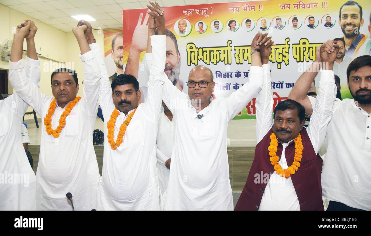 PATNA, INDIA - APRIL 27: Bihar Congress president Rajesh Ram and others ...