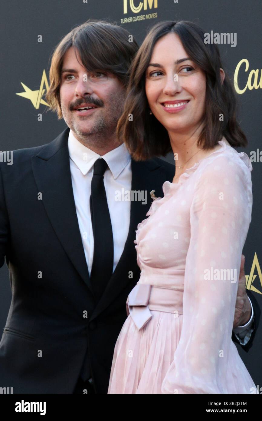 Los Angeles, USA. 26, April, 2025. Pictured left to right, Robert Schwartzman, Gia Coppola at ...