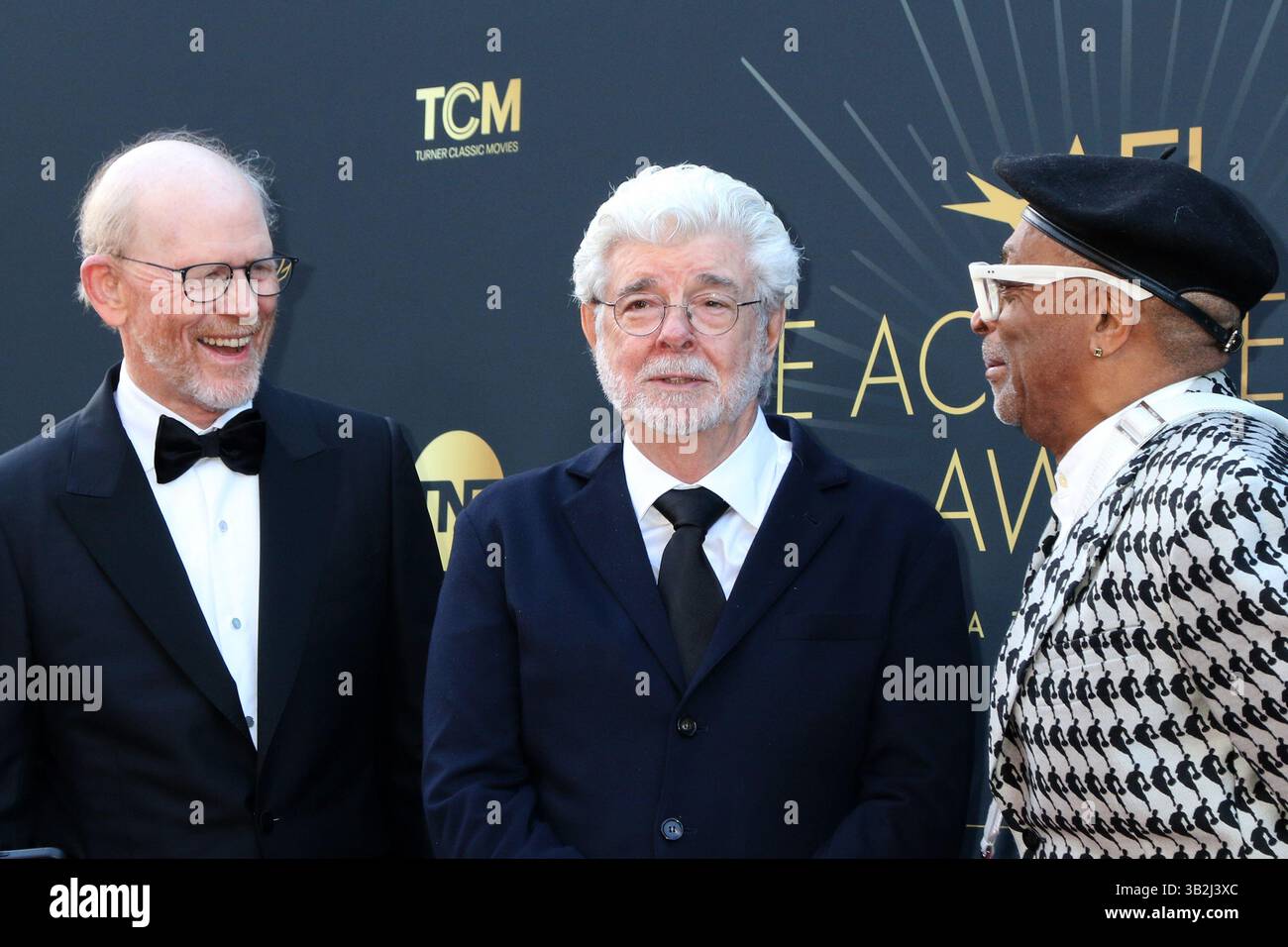 Los Angeles, USA. 26, April, 2025. Pictured left to right, Ron Howard ...