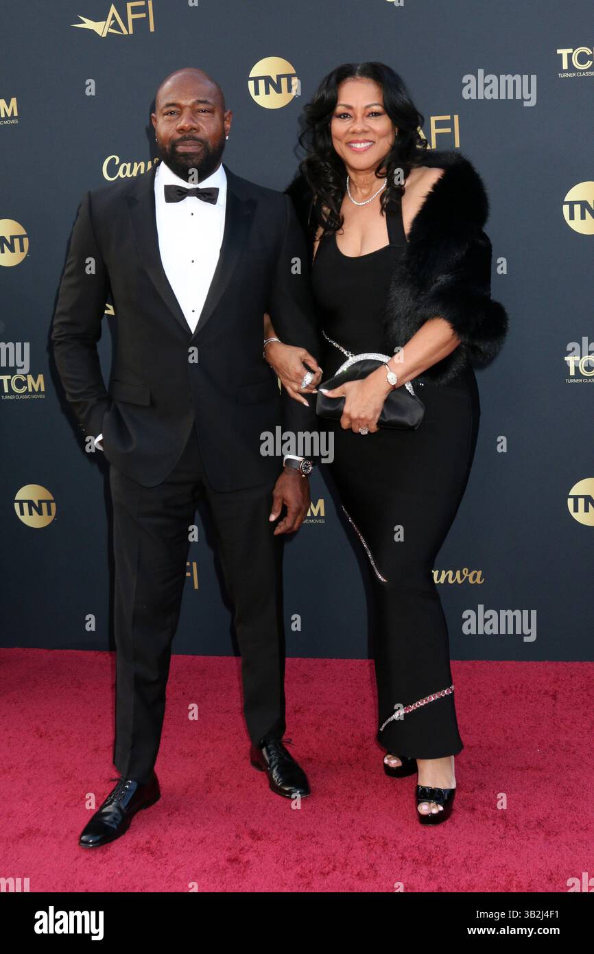 Los Angeles, USA. 26, April, 2025. Pictured left to right, Antoine Fuqua, Lela Rochon at the AFI ...