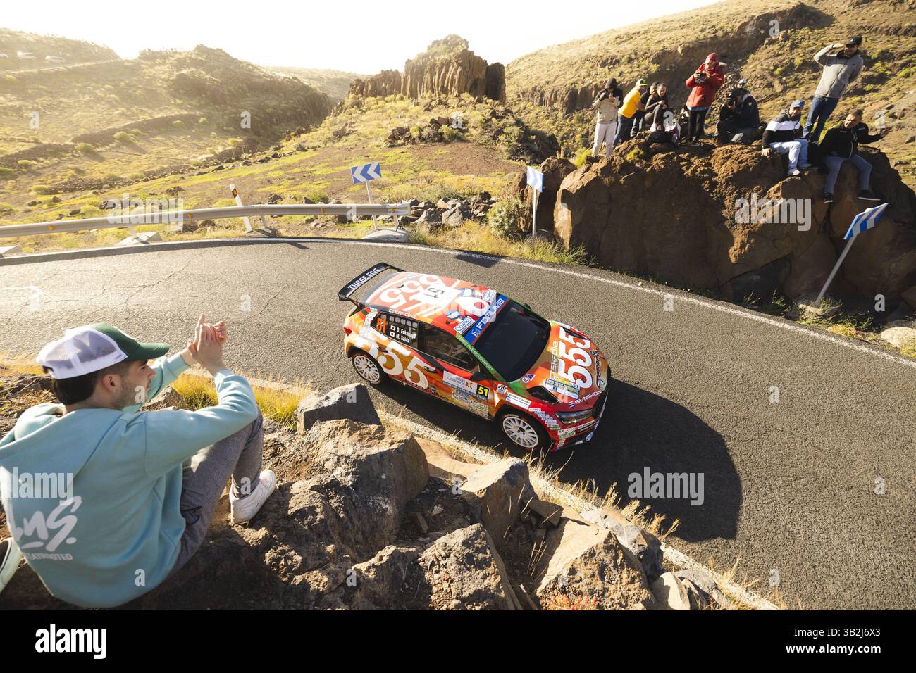 51 Osamu FUKUNAGA, Misako SAIDA, Skoda Fabia RS Rally2, action during ...