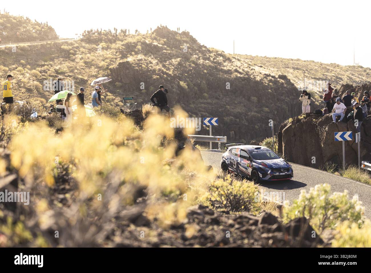 59 Arthur PELAMOURGUES, Bastien POUGET, Renault Clio Rally3, action ...