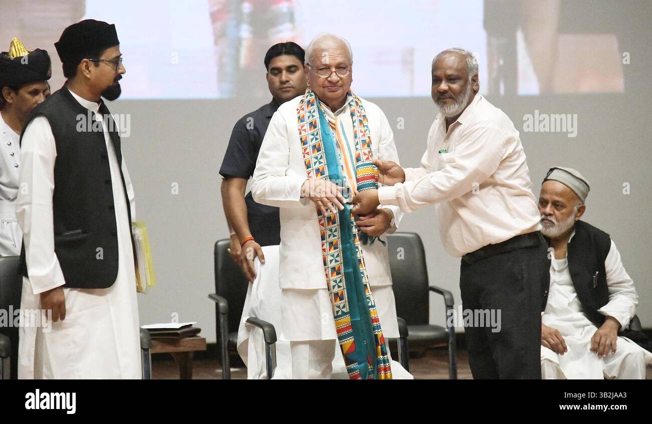 PATNA, INDIA - APRIL 20: Bihar Governor Arif Mohammad Khan being ...