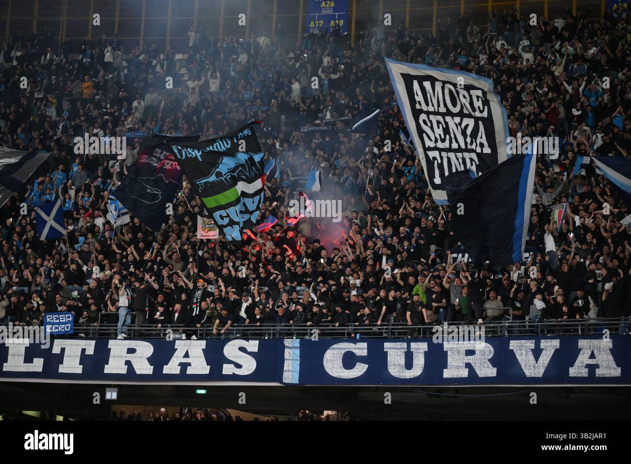 Naples, Italy. 27th April 2025, Stadio Diego Armando Maradona, Naples, Italy; Serie A Football ...