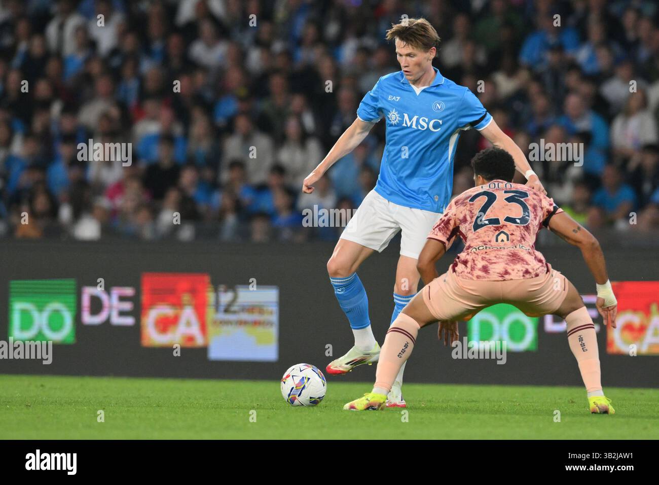 Naples, Italy. 27th April 2025, Stadio Diego Armando Maradona, Naples ...