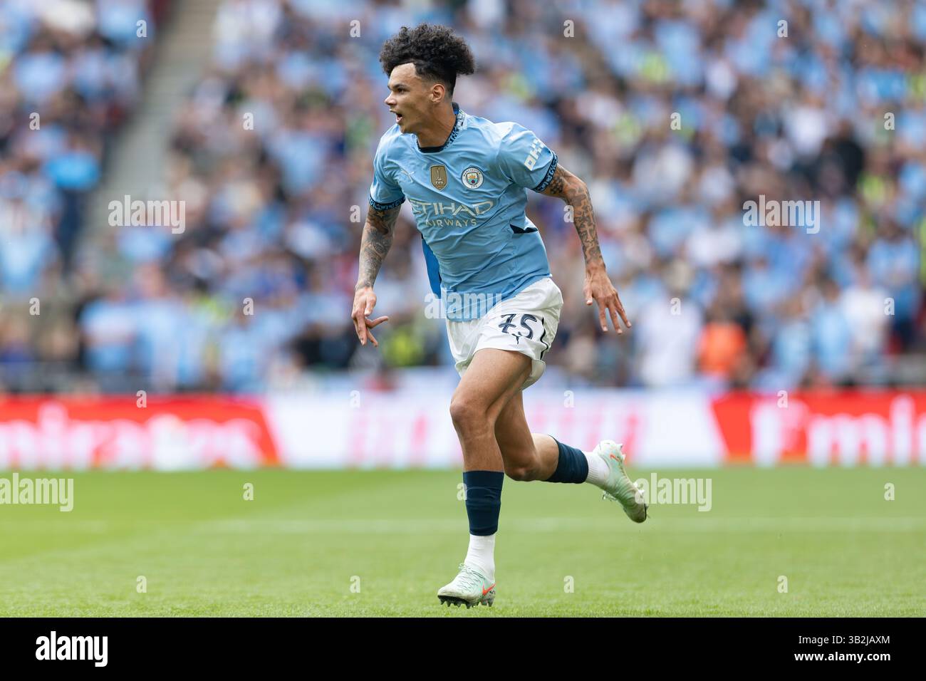 Wembley Stadium, London, United Kingdom on 27 April 2025. Manchester ...