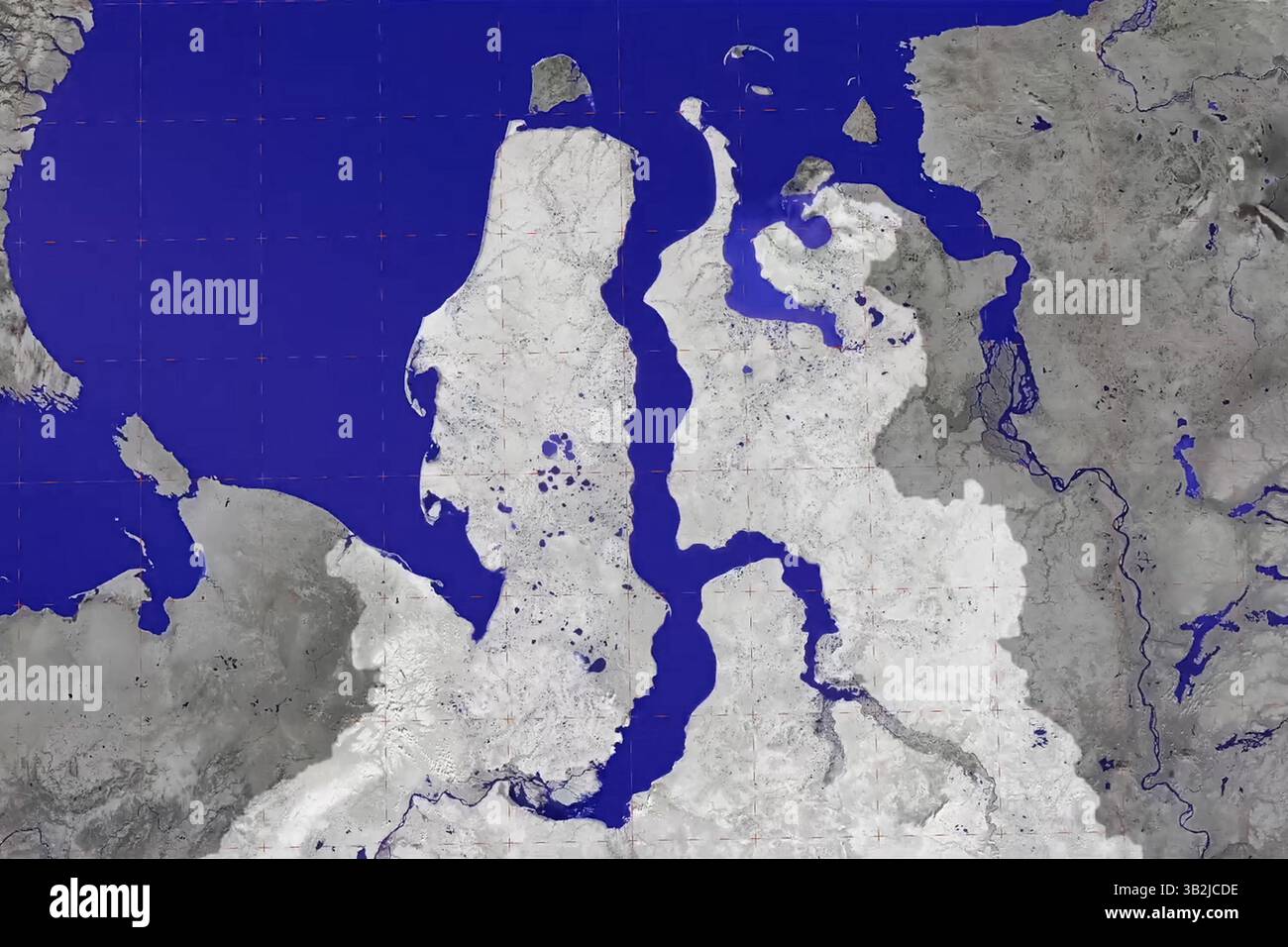 Yamal peninsula map hi-res stock photography and images - Alamy