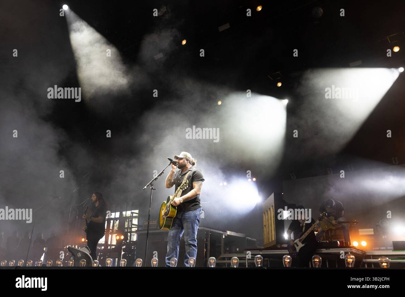 Indio, USA. 26th Apr, 2025. Koe Wetzel during the Stagecoach Music ...