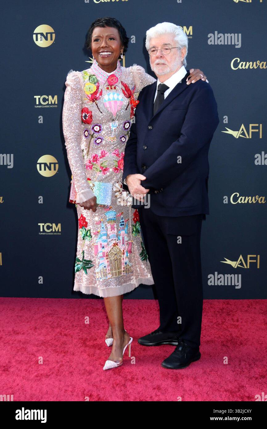 Ca. 26th Apr, 2025. Mellody Hobson, George Lucas at arrivals for 50th ...