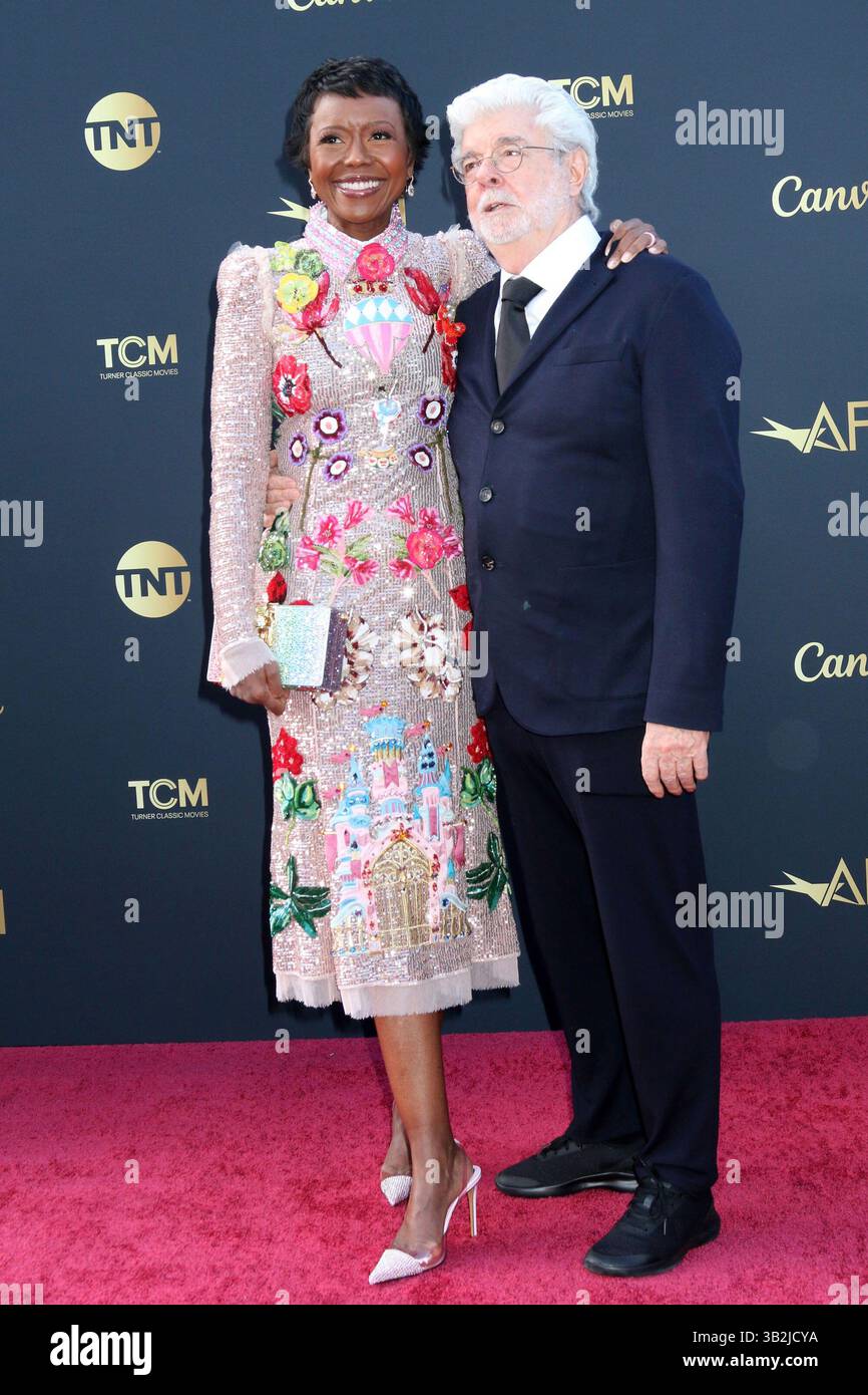 Ca. 26th Apr, 2025. Mellody Hobson, George Lucas at arrivals for 50th ...