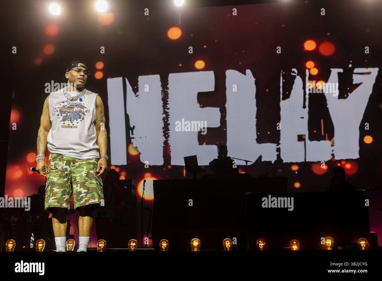 Indio, USA. 26th Apr, 2025. Rapper Nelly (Cornell Haynes Jr.) during ...