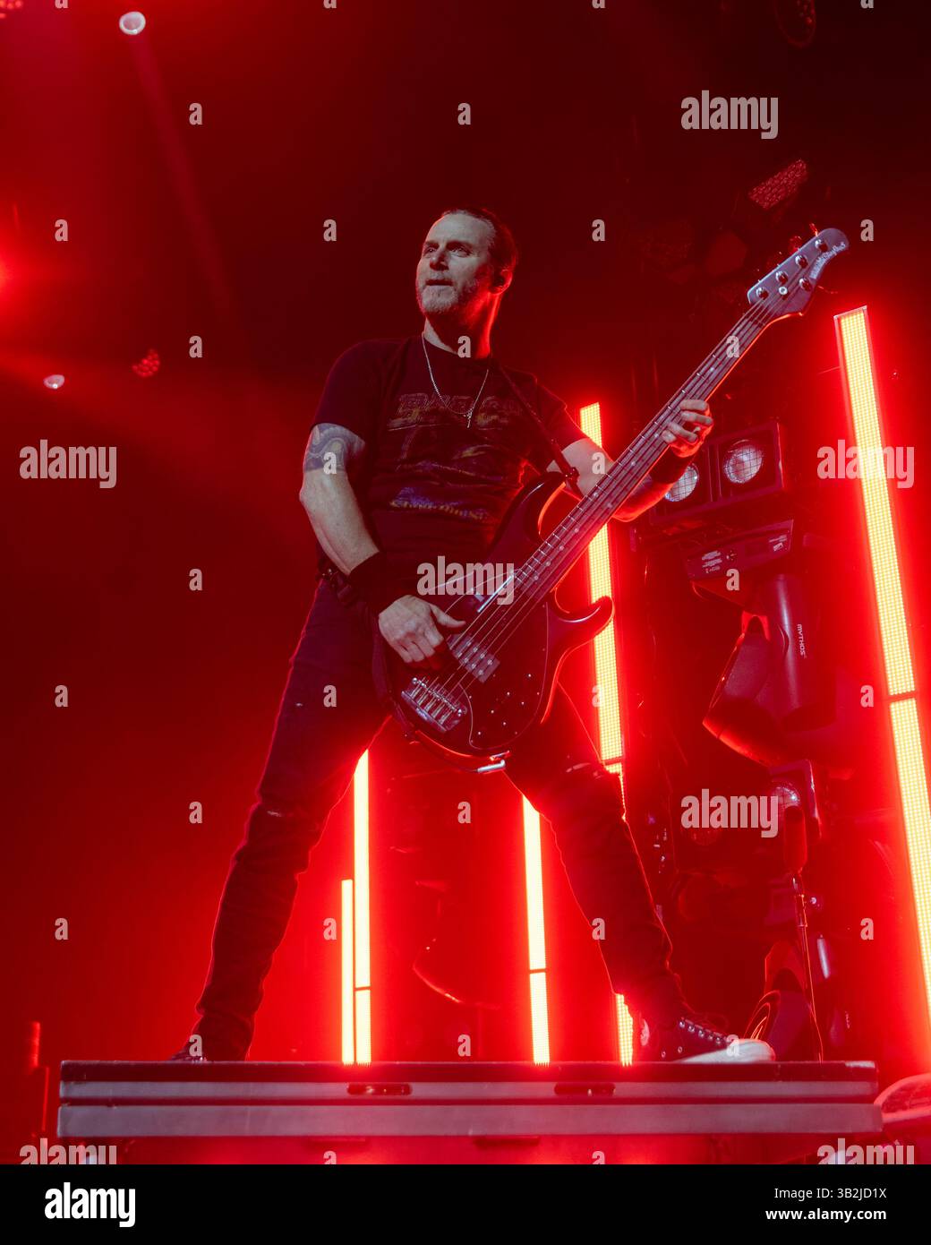 Indio, USA. 26th Apr, 2025. Brian Marshall of Creed during the ...
