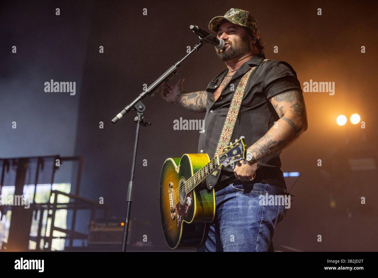 Koe Wetzel during the Stagecoach Music Festival at Empire Polo Club on ...