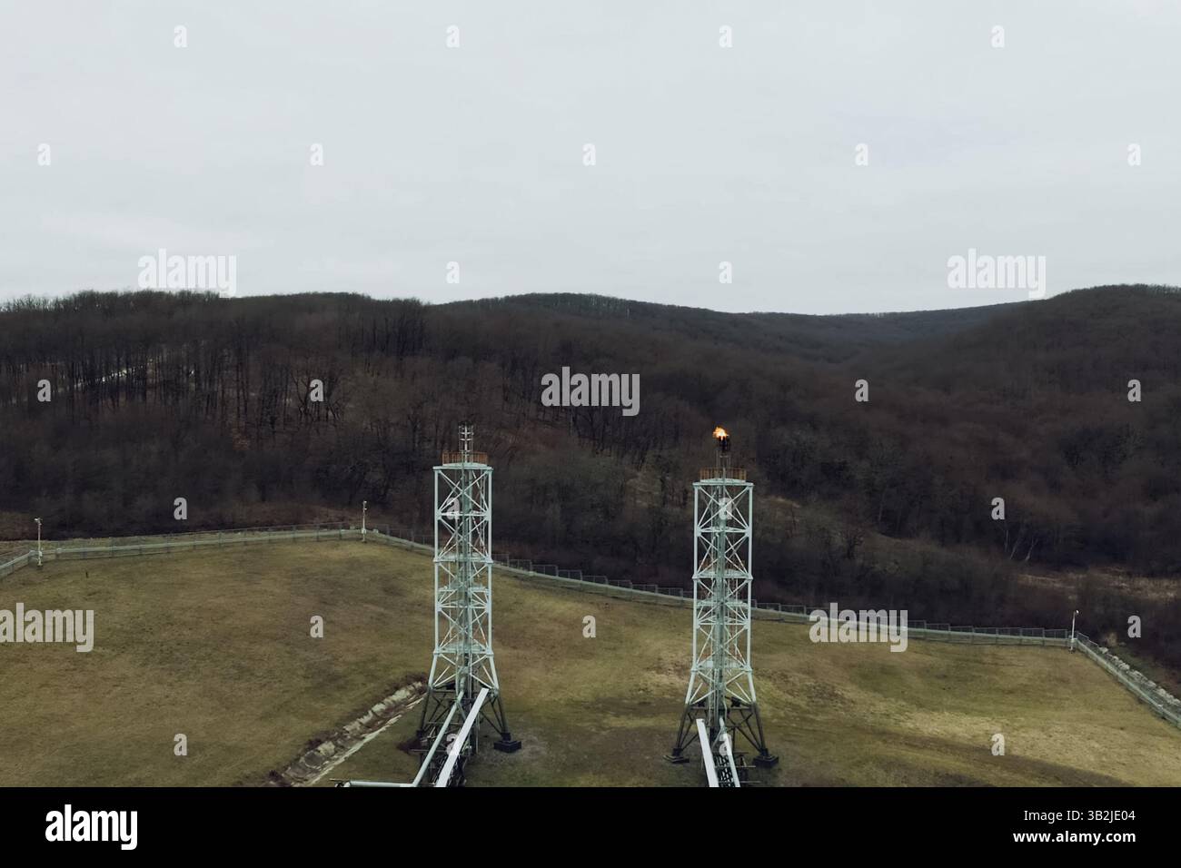 Two torches gas combustion hi-res stock photography and images - Alamy