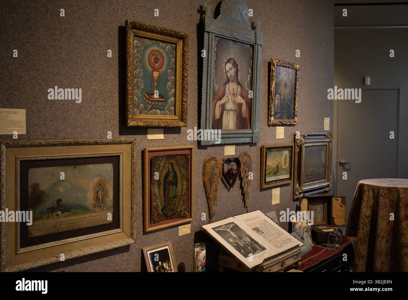 Exhibit called Saints Above and Sinners Below, Mexican and Spanish ...