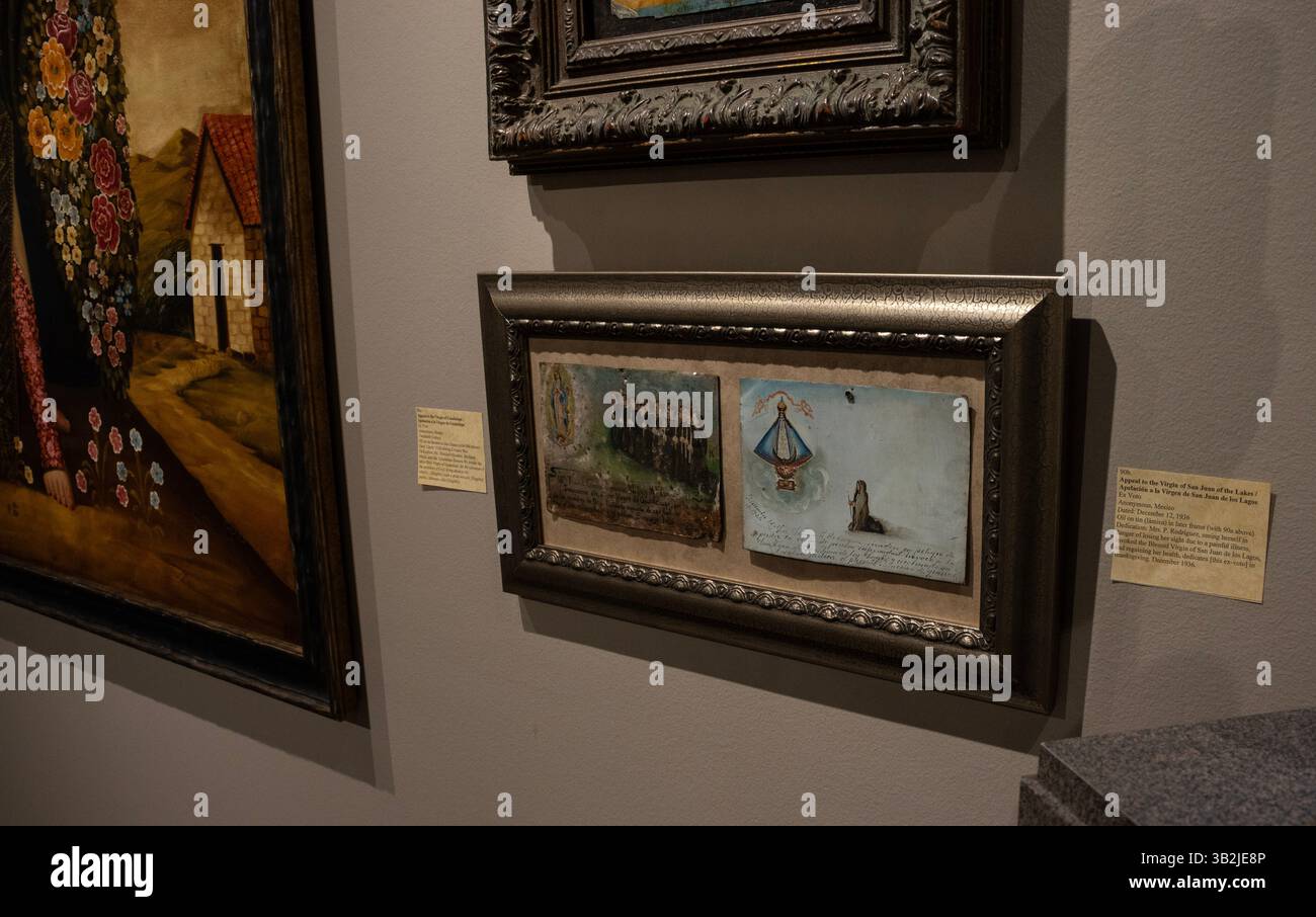 Exhibit called Saints Above and Sinners Below, Mexican and Spanish ...