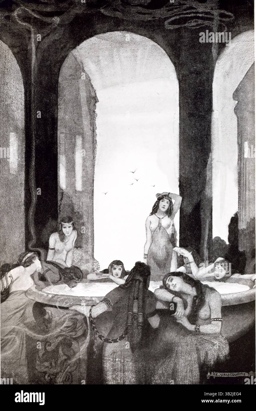 This 1905 photo shows the cauldron of inspiration, In Celtic mythology ...