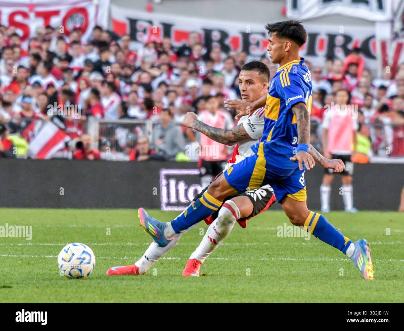 Buenos Aires, Argentina. April 27, 2025. Players from Club Atletico ...
