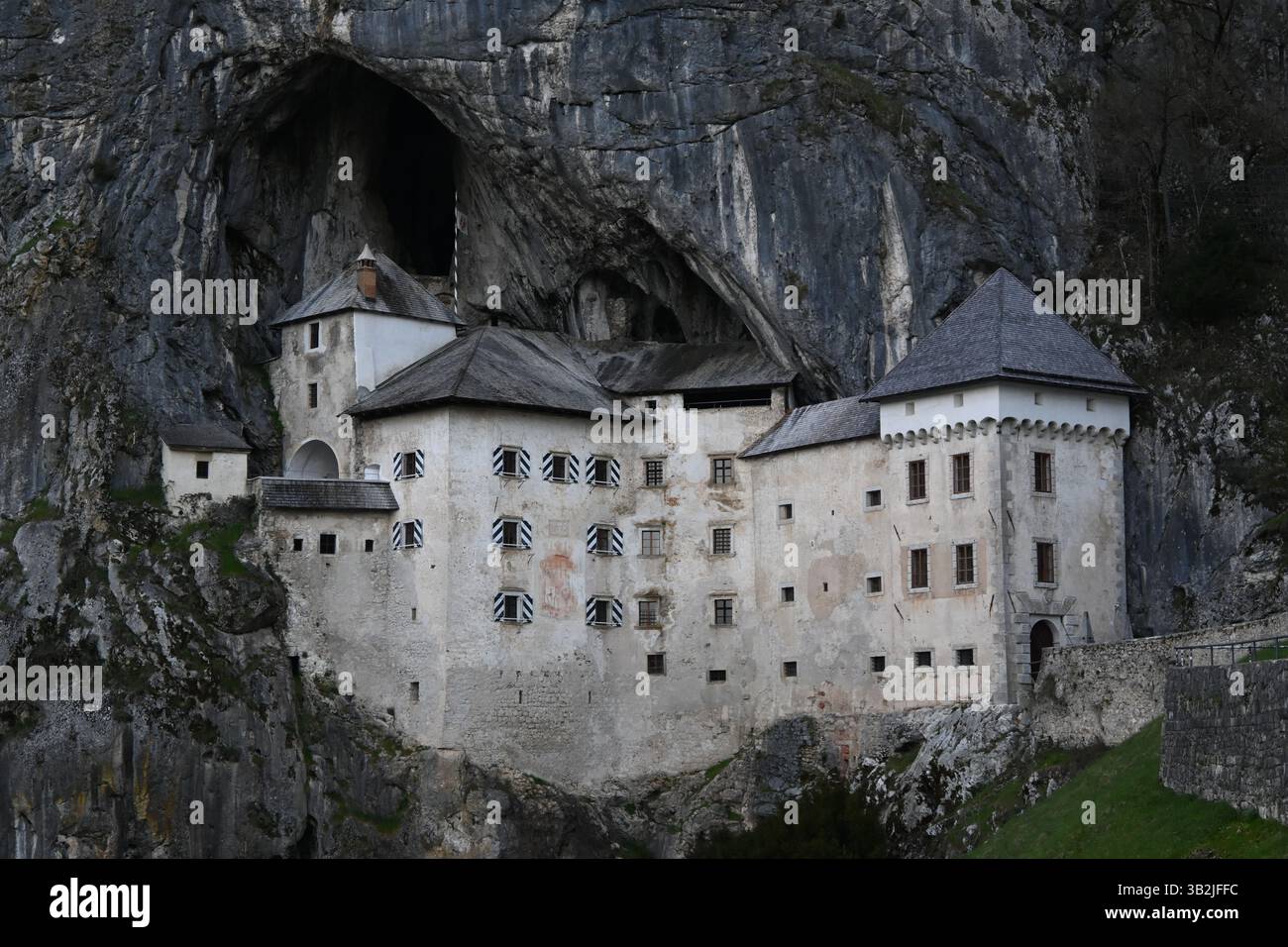 Predjama Castle is a renaissance castle built within a cave mouth and ...