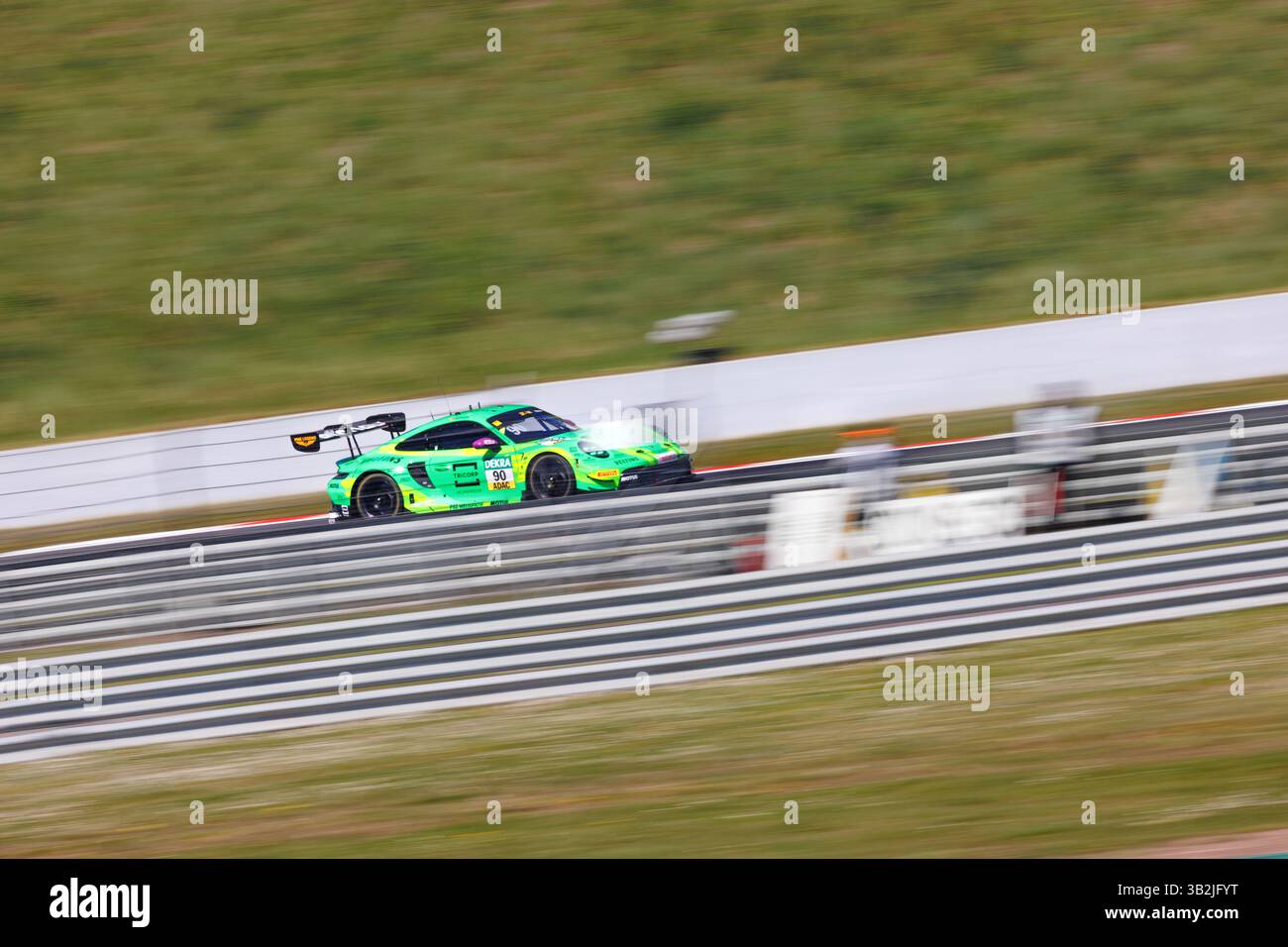 Oschersleben , Germany. 27th April, 2025.Scenic view battle fast ...