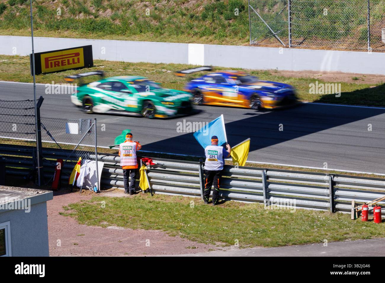 Oschersleben , Germany. 27th April, 2025.Scenic view battle fast ...