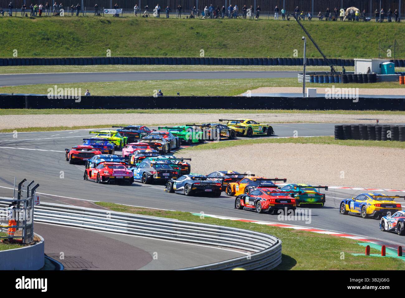 Oschersleben , Germany. 27th April, 2025.Scenic view battle fast ...