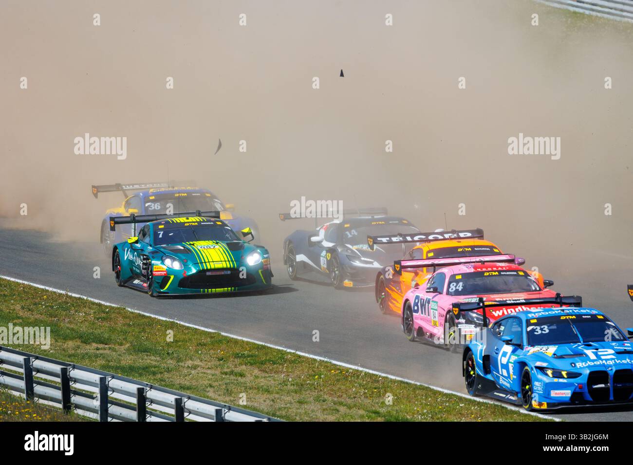 Oschersleben , Germany. 27th April, 2025.Scenic view battle fast ...