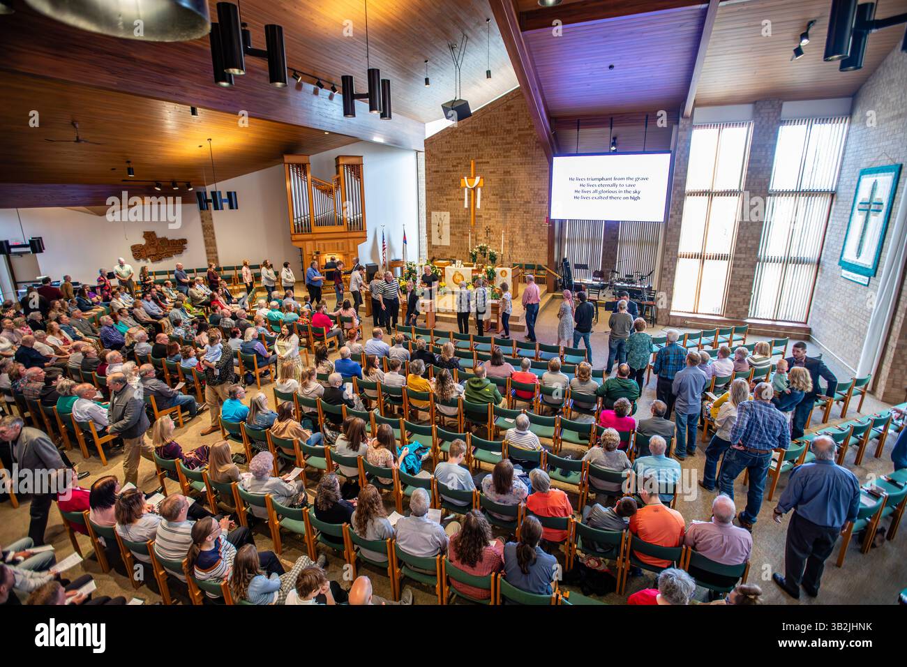 Wausau, Wisconsin, USA, April, 20, 2025 - St Mark's Lutheran Church and ...