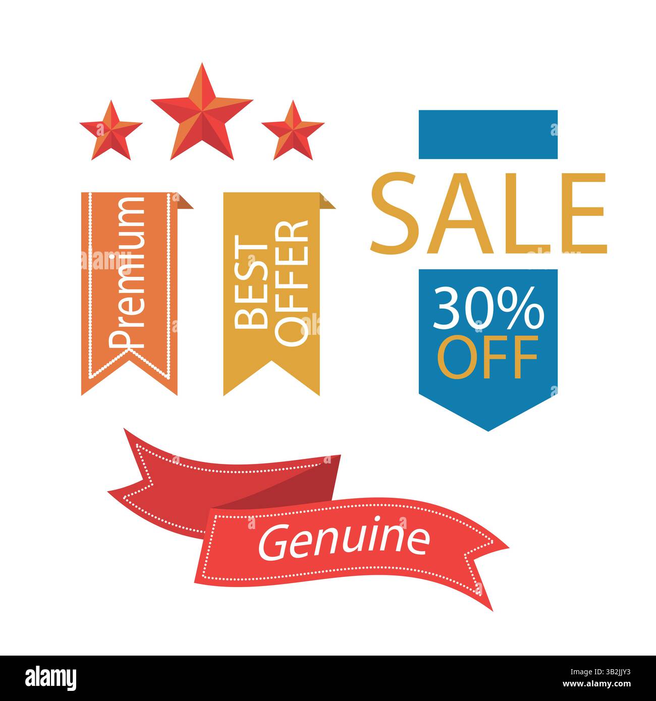 Retro signs collection vintage Cut Out Stock Images & Pictures - Alamy