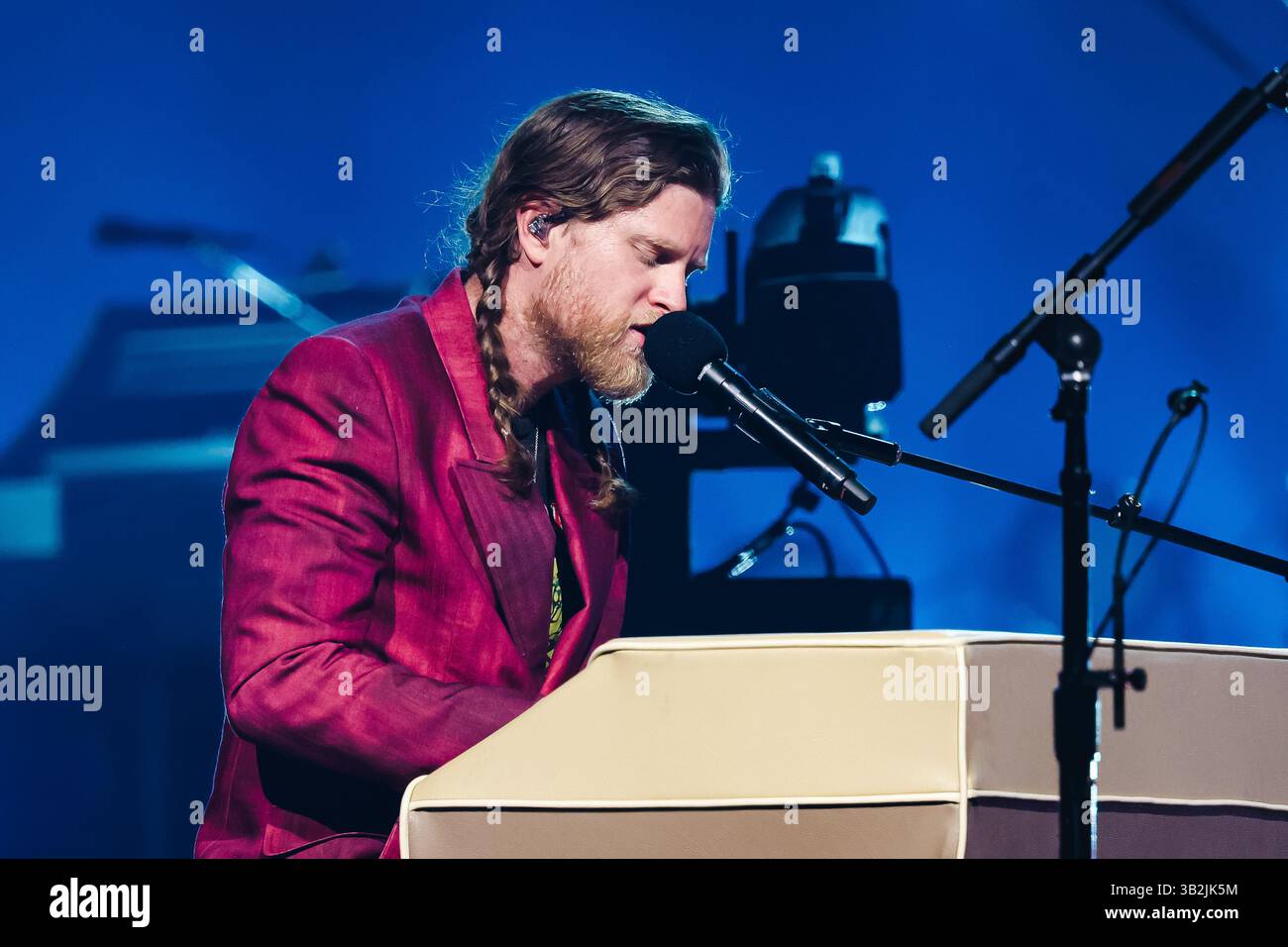 Milan, Italy. 28th Apr, 2025. Milan, The Lumineers perform in concert ...