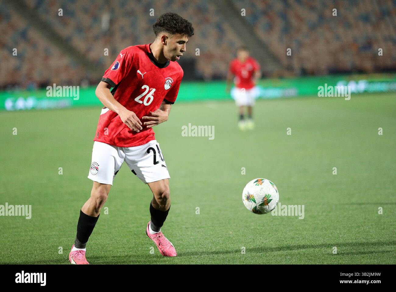 CAIRO, EGYPT - APRIL 27: Omar Hassan of Egypt during the men Caf Africa ...