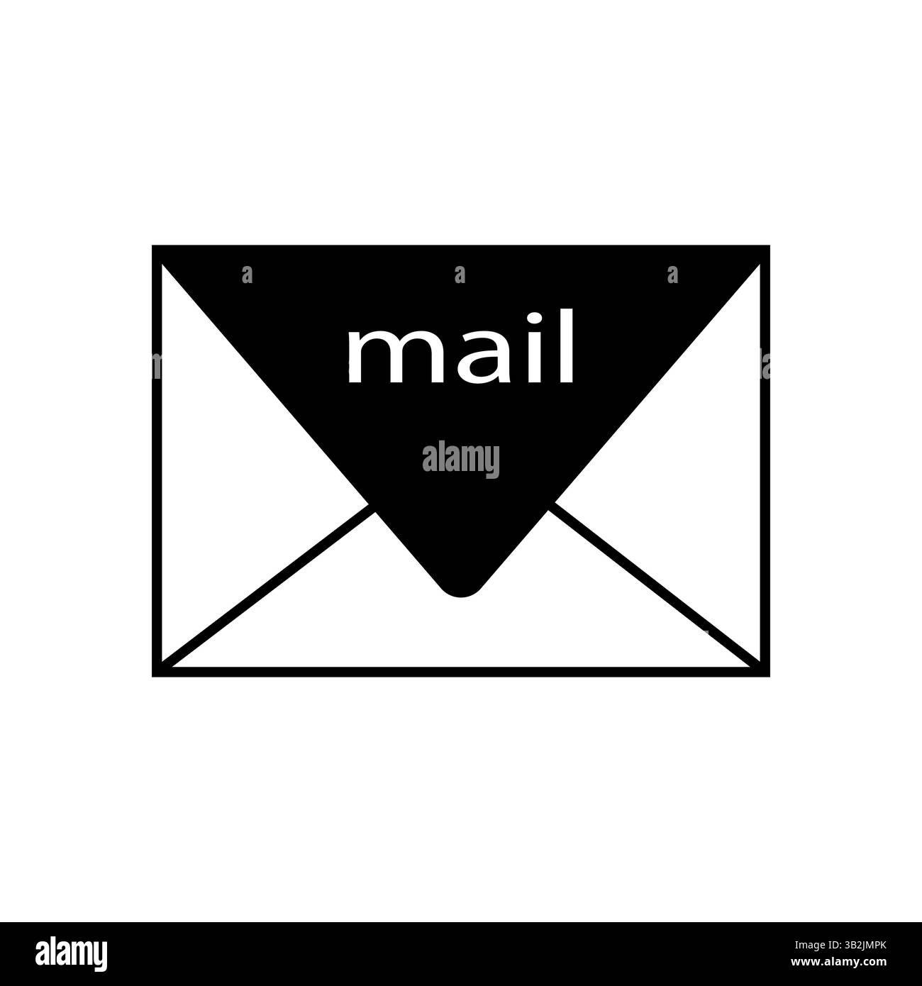 Mail icon. Envelope message. Postal communication symbol. Vector ...