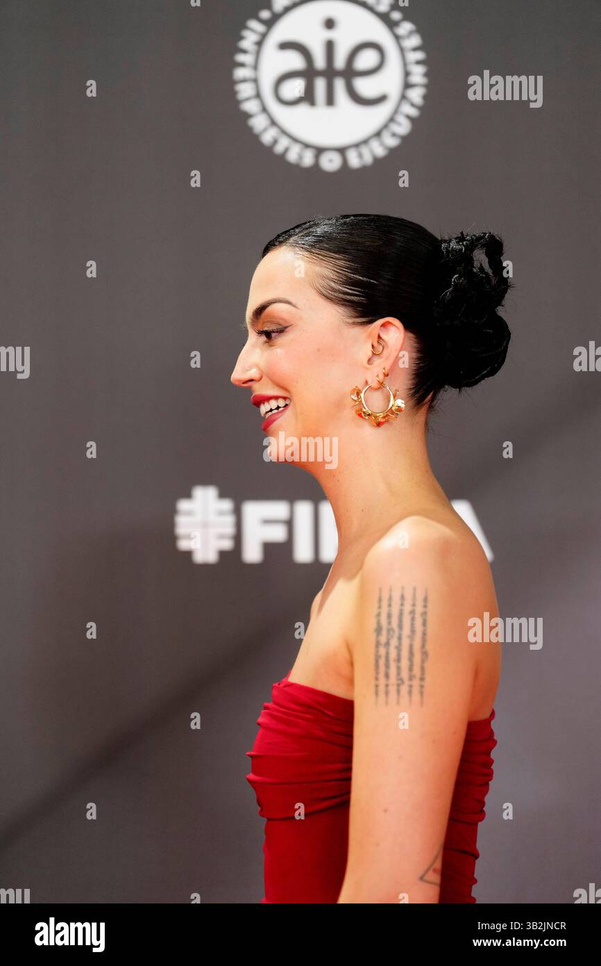 Madrid. Spain. 20250427, Maria Valero attends 12nd Platino Awards 2025 ...