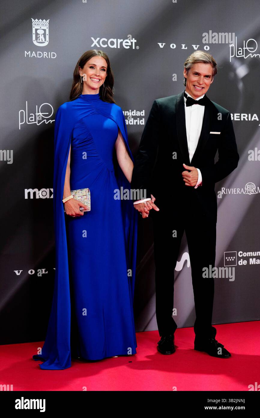 Madrid. Spain. 20250427, Carlos Baute, Astrid Klisans attends 12nd ...