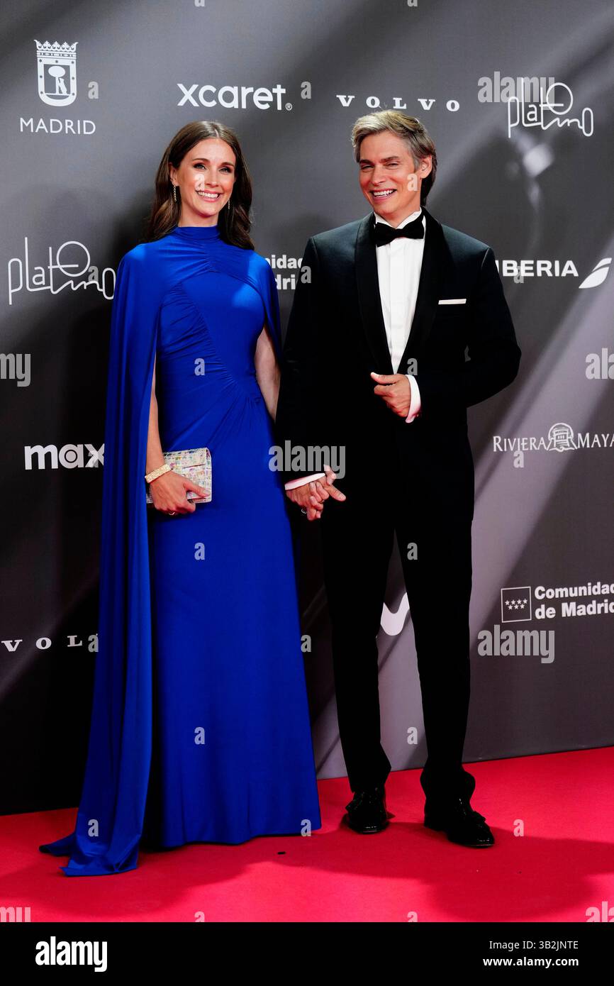 Madrid. Spain. 20250427, Carlos Baute, Astrid Klisans attends 12nd ...