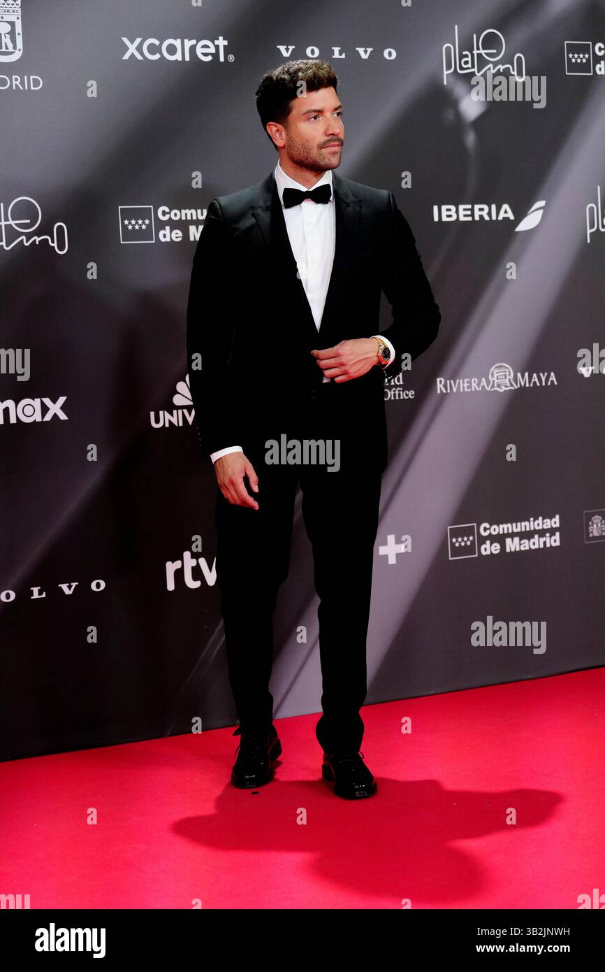 Madrid. Spain. 20250427, Pablo Alboran attends 12nd Platino Awards 2025 ...