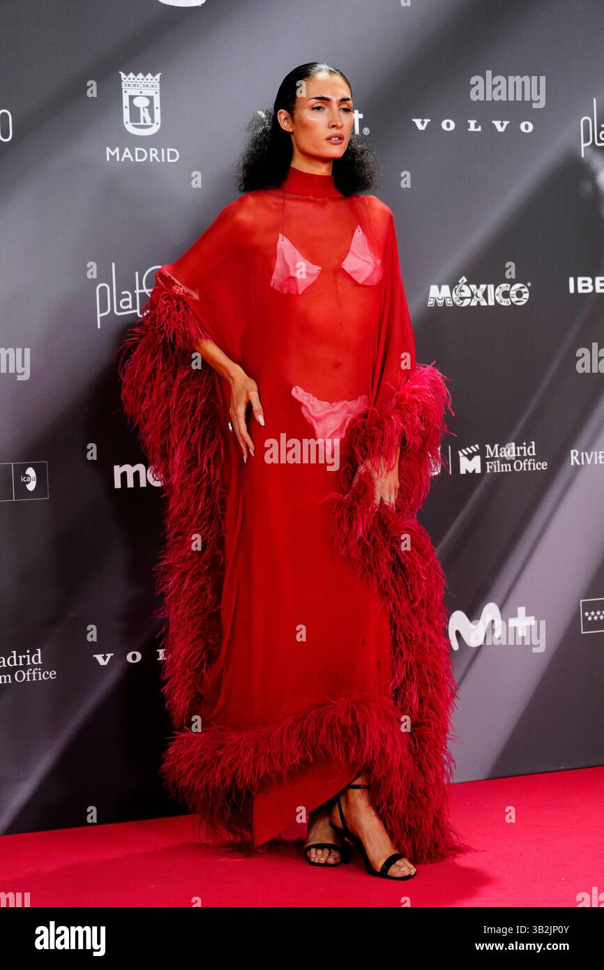 Madrid. Spain. 20250427, Mina Serrano attends 12nd Platino Awards 2025 ...