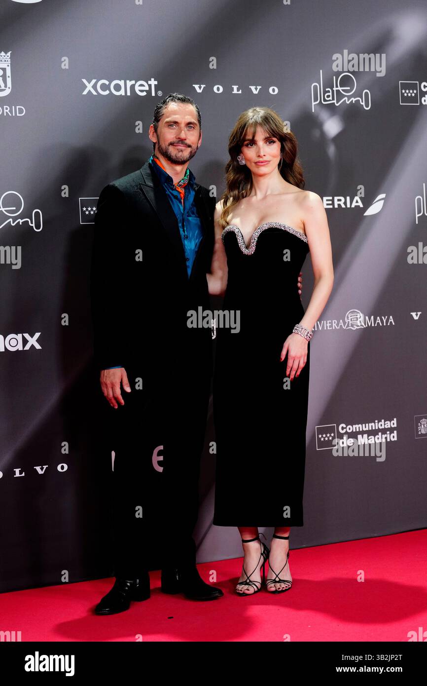 Madrid. Spain. 20250427, Paco Leon, Lux Pascal attends 12nd Platino ...