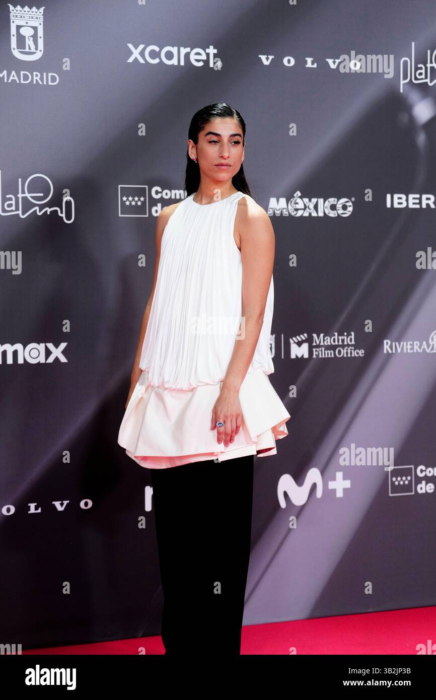 Madrid. Spain. 20250427, Carolina Yuste attends 12nd Platino Awards ...