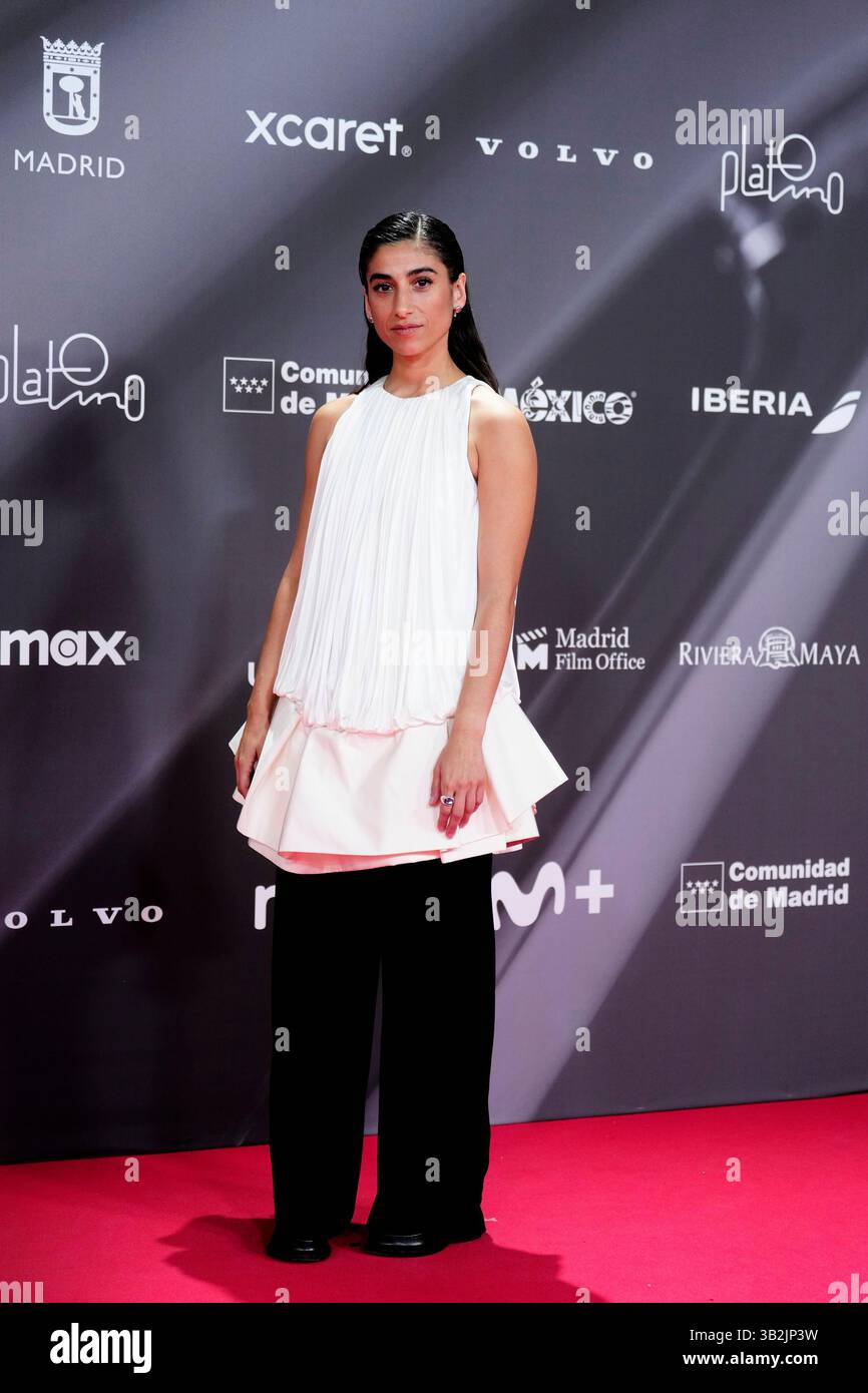 Madrid. Spain. 20250427, Carolina Yuste attends 12nd Platino Awards ...