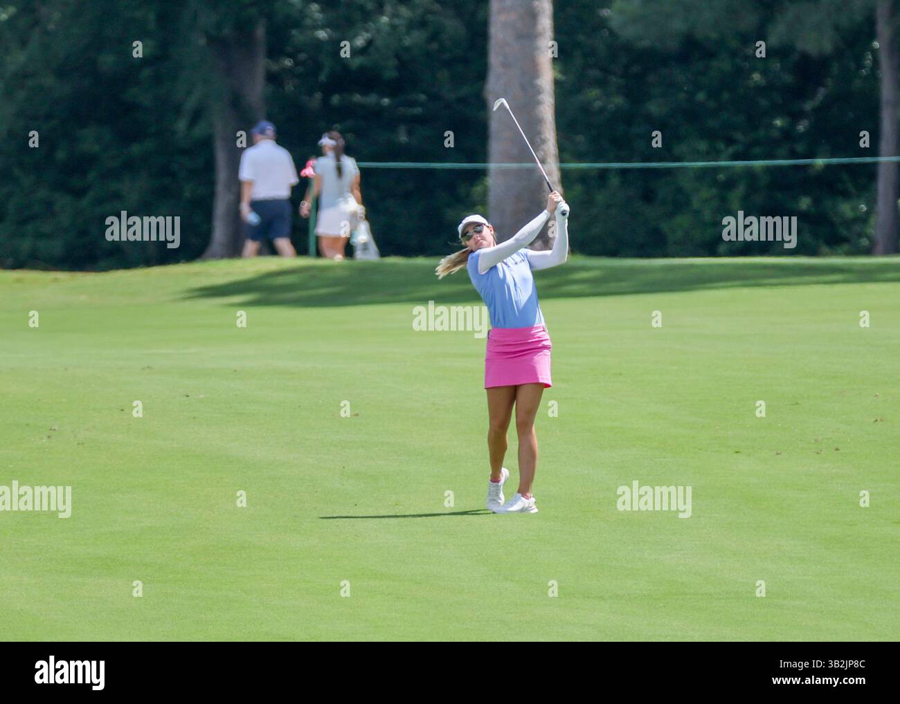 THE WOODLANDS, TX - APRIL 27: Brooke Matthews (USA) watches her ...