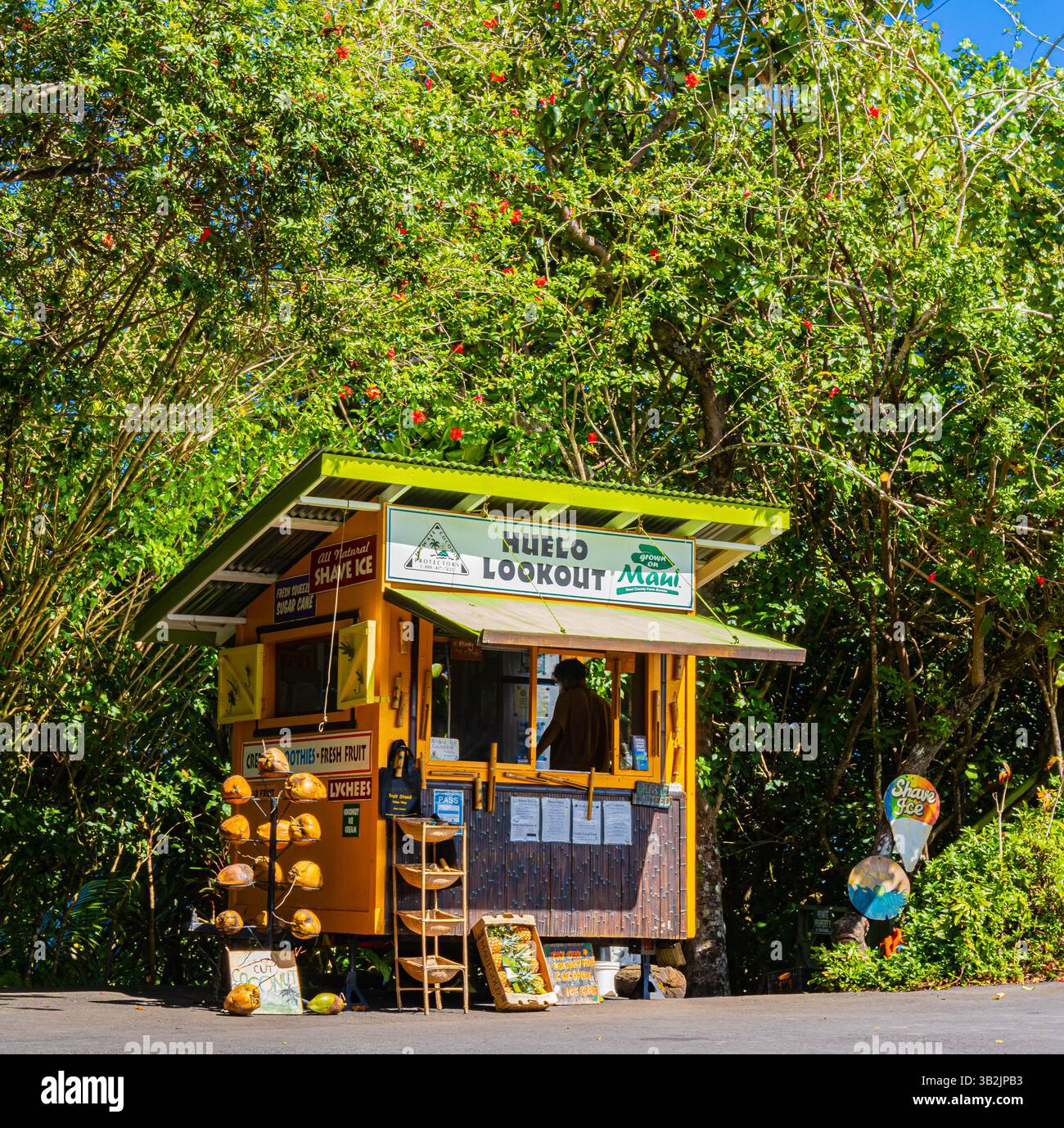 Roadside stand on road to hana hi-res stock photography and images - Alamy