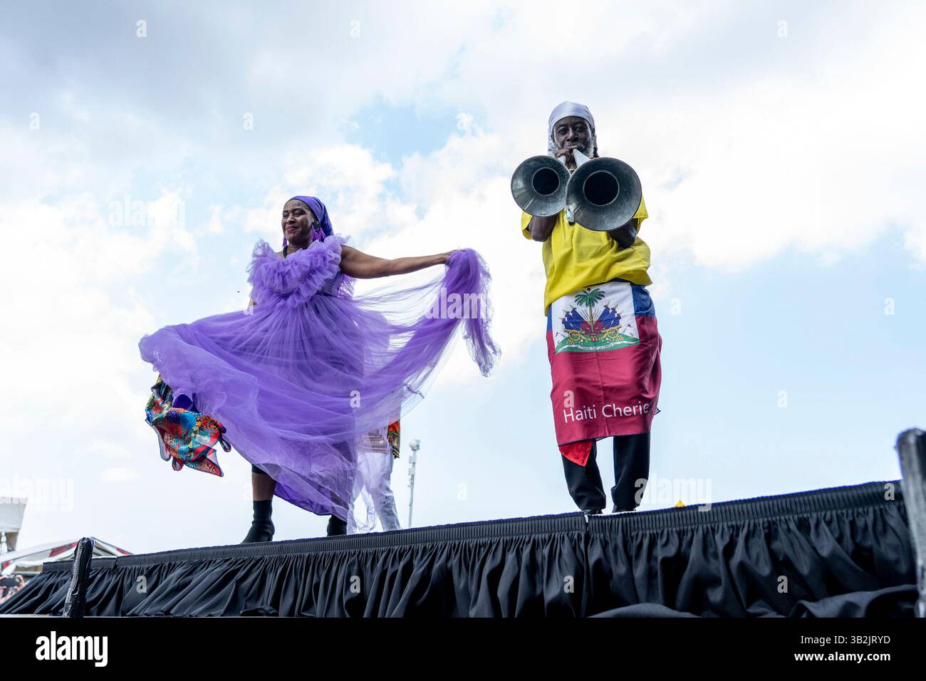 Lunise Morse of RAM of Haiti performs during the first weekend of the ...