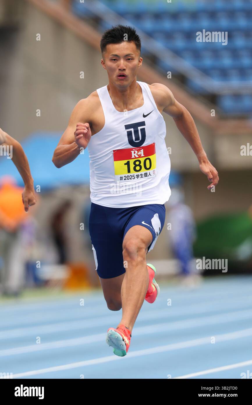 Lemon Gas Stadium Hiratsuka, Kanagawa, Japan. 25th Apr, 2025. Hiroki ...